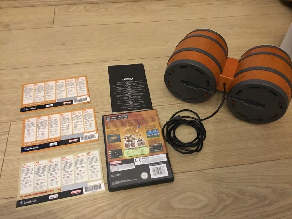 Donkey Konga Bongo Bongos Gamecube mit Spiel + PET + OVP | Kaufen auf ...