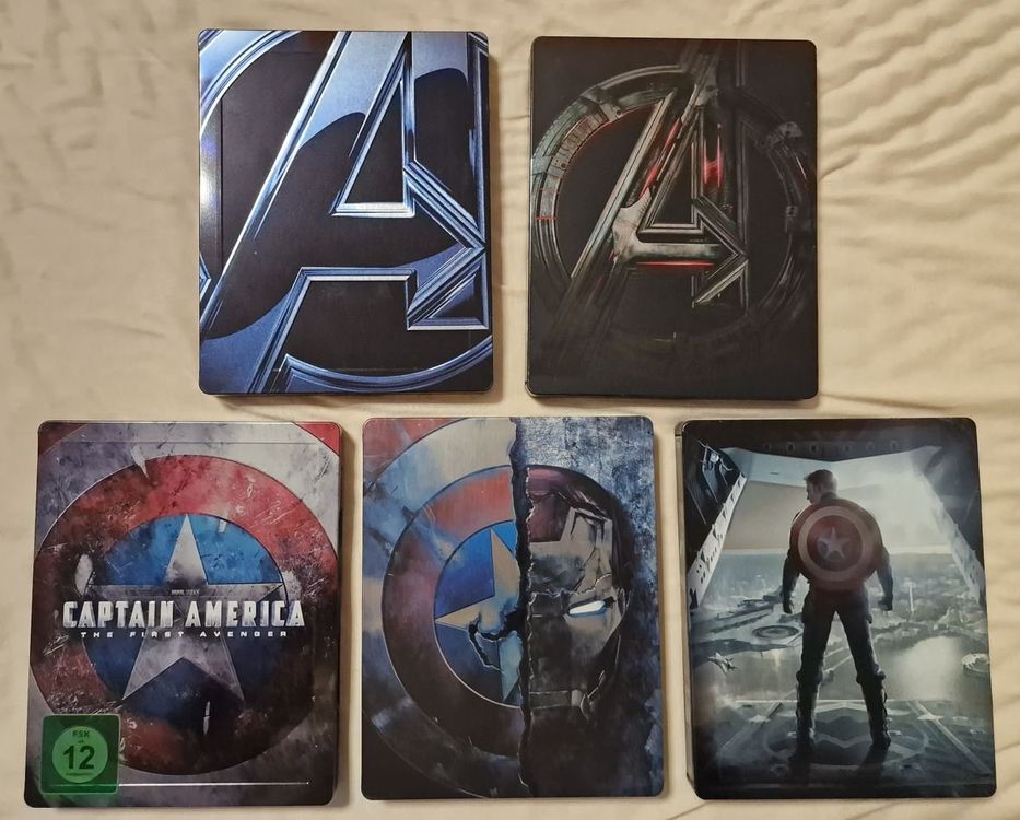 Steelbooks Captain America Blu Ray 2D / 3D (Gebraucht) in Gachnang für ...