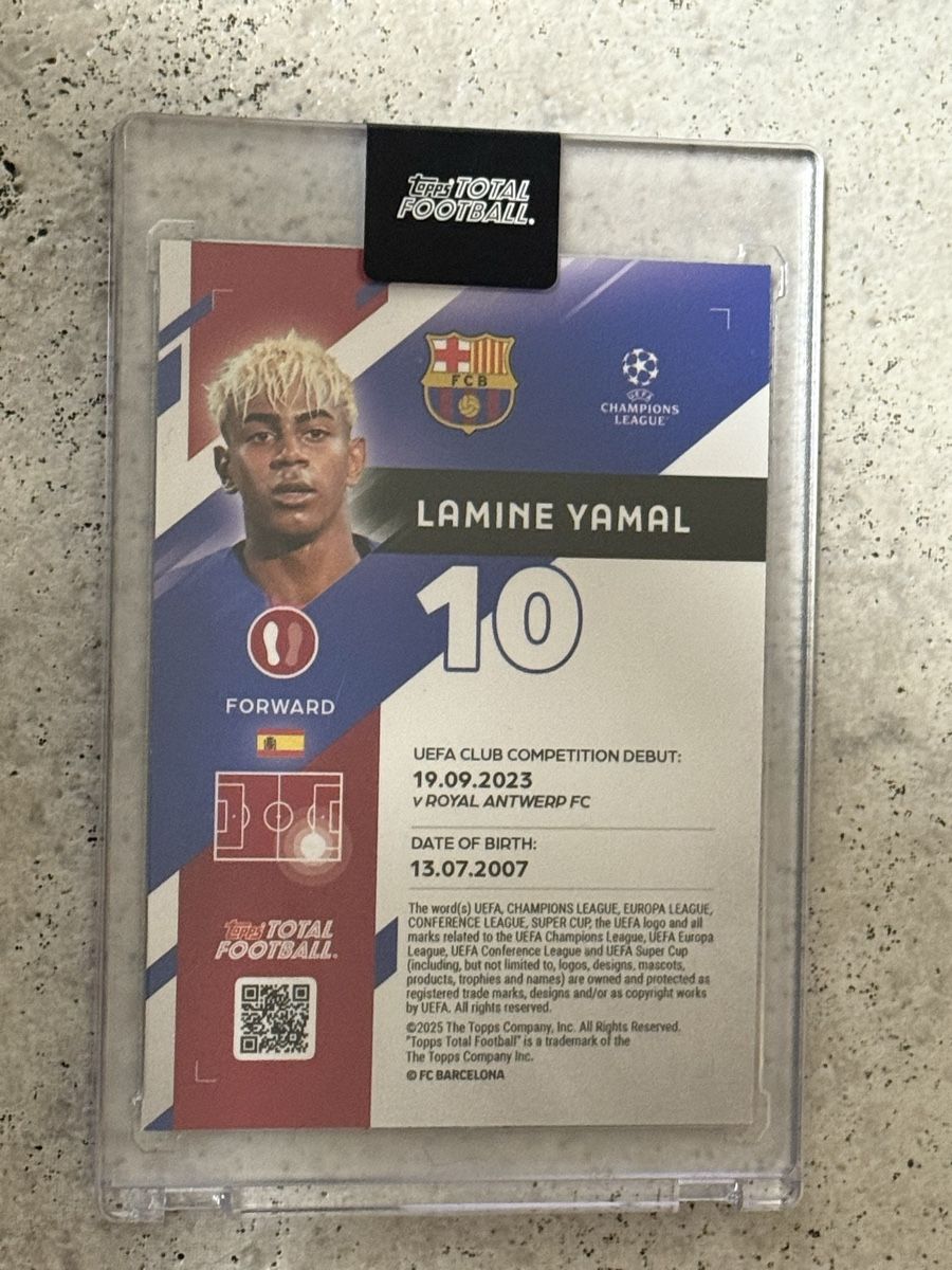 Lamine Yamal 01/10 - Topps Total Football Halloween (Gebraucht) in ...