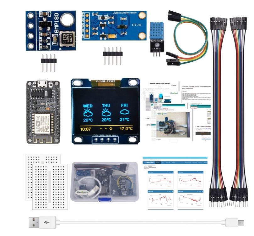 Arduino Wetterstation Projekt Temperatur, Feuchtigkeit,Druck (Neu und originalverpackt) in ...