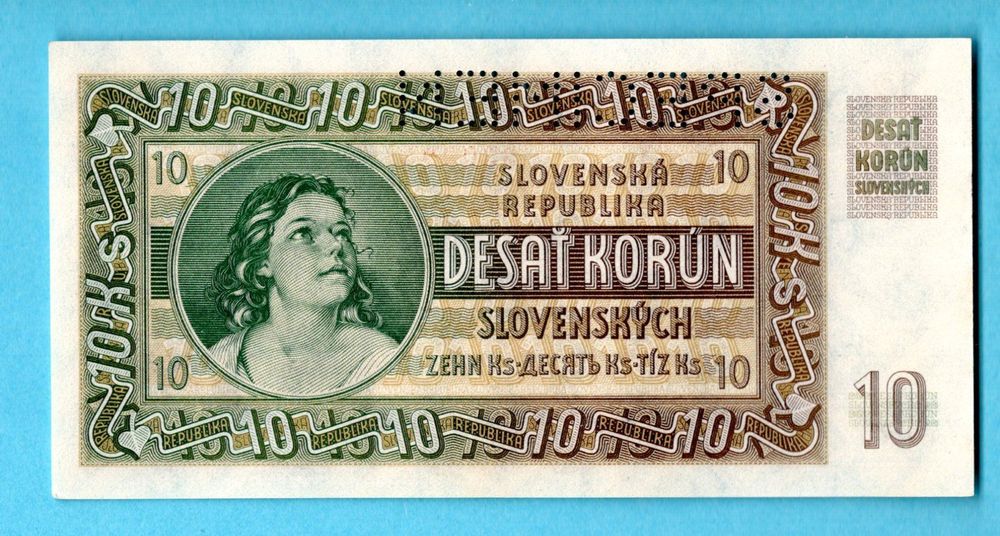Slovakai 10 korun UNC Specimen (Neu (gemäss Beschreibung)) in Leibstadt für CHF 51 – mit ...