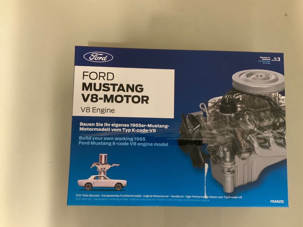 Franzis Ford Mustang V8-Motor Bausatz (Neu und originalverpackt) in ...