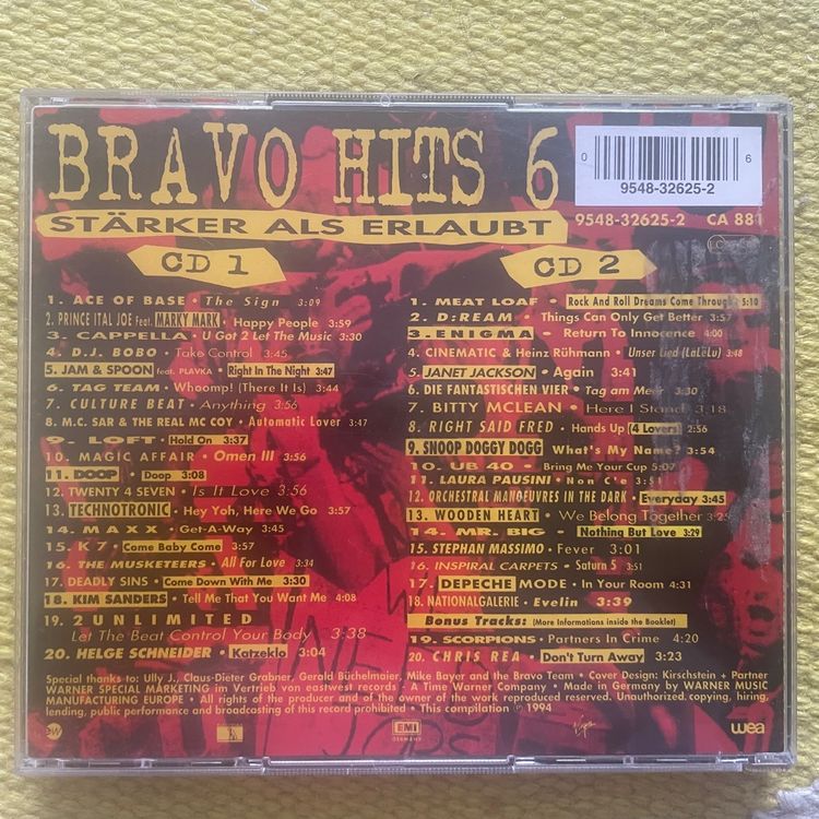 BRAVO HITS-2CD BRAVO HITS 6 | Kaufen auf Ricardo