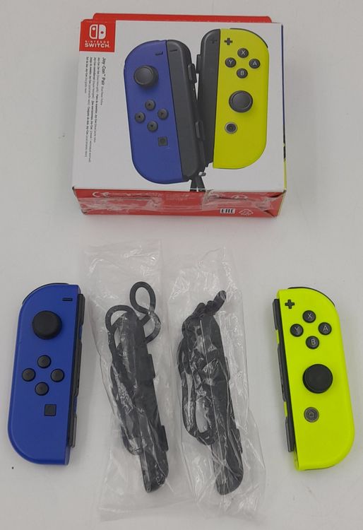 Joy-Con Nintendo Switch Blue & Neon Yellow – Avec Boîte (D'occasion) à ...
