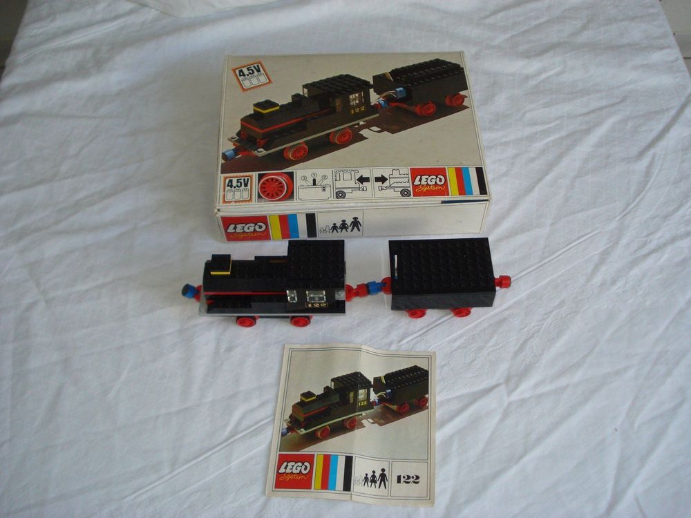 Lego 122 Dampflok Eisenbahn 4,5V | Kaufen auf Ricardo