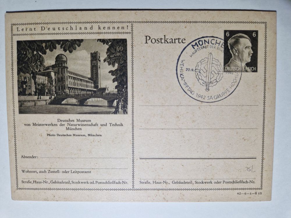 Deutsche Postkarte (Gebraucht) in Dallenwil für CHF 2 – mit Lieferung auf Ricardo kaufen