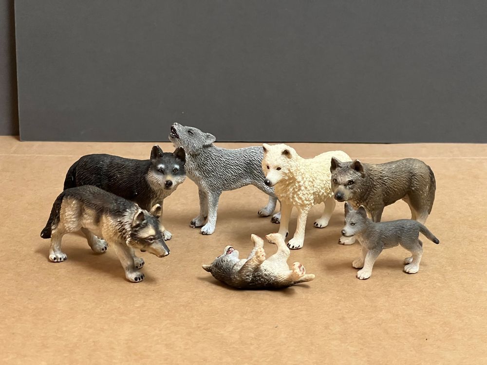Schleich Wolf Wölfe Rudel Wolfsrudel | Kaufen auf Ricardo