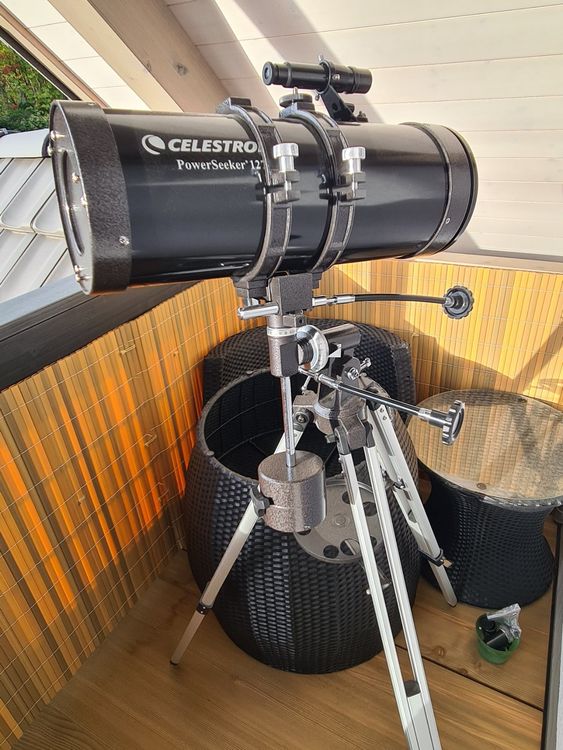 Teleskop Celestron PowerSeeker 127 EQ Telescope Mond, Sterne (Gebraucht) in Teufenthal AG für ...