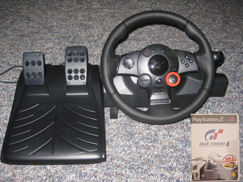PS2/PS3 Logitech Driving Force GT inkl. Gran Turismo 4 PS2 (D'occasion ...