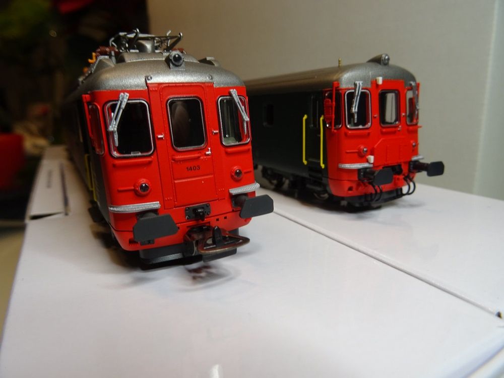 PIKO 96832 SBB RBe 4/4 Seetal Triebwagen + BDt grün/rot DC | Acheter ...