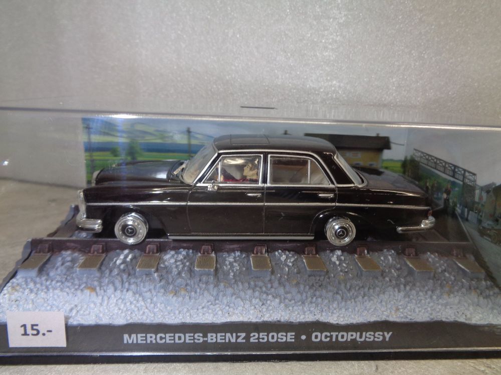 Altaya 1:43 Mercedes-Benz 250 SE Diorama James Bond 007 | Kaufen auf ...