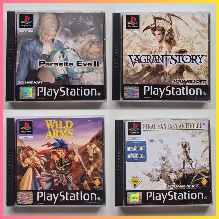 PS1 RPG Set: Final Fantasy, Wild Arms, Parasite Eve, Vagrant | Kaufen auf Ricardo