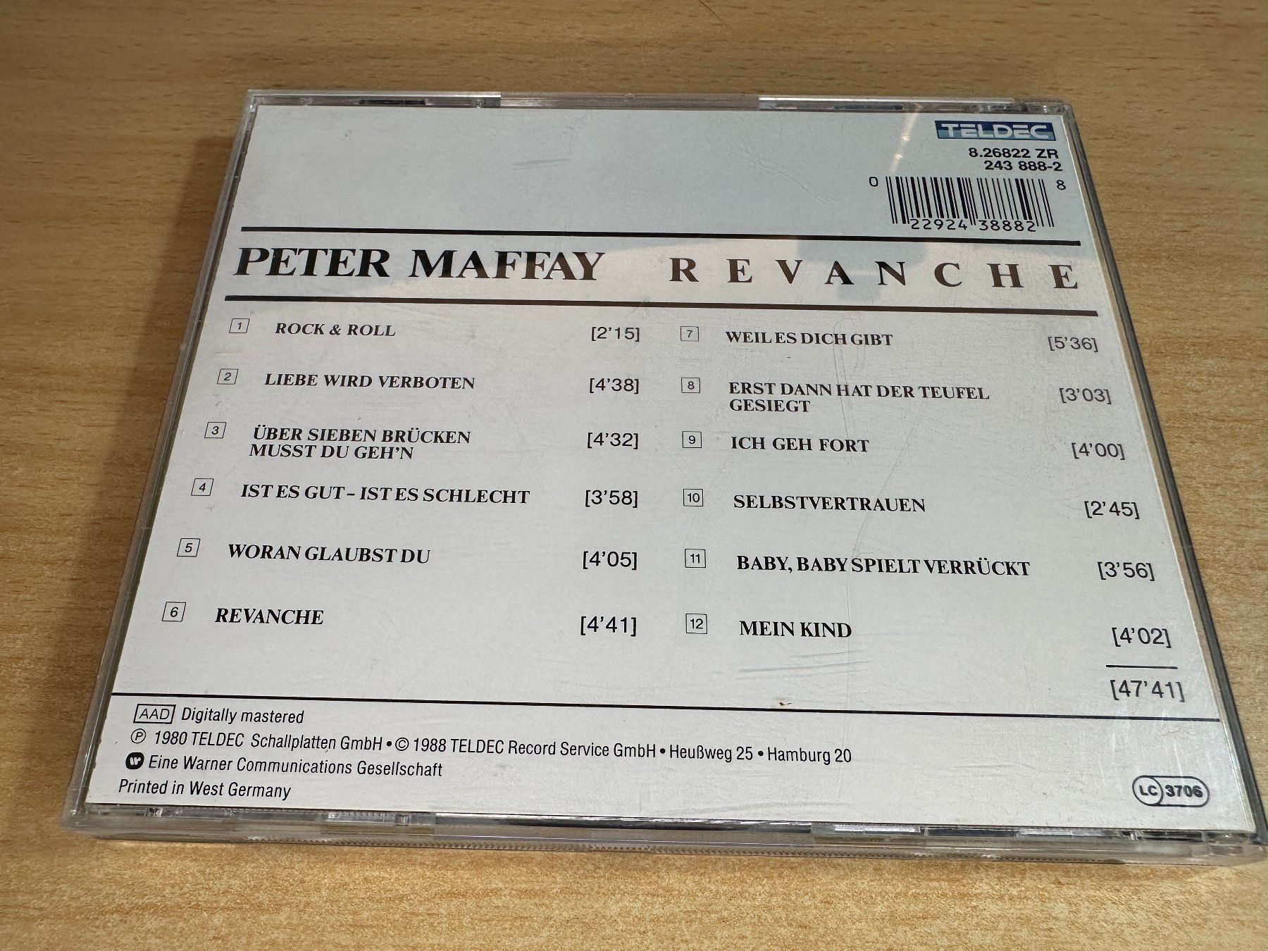E2 Peter Maffay – Revanche (Gebraucht) in Rikon im Tösstal für CHF 8.5 ...