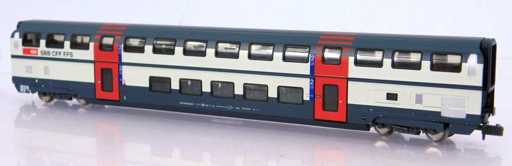 SBB IC 2000 Doppelstockwagen 2. Kl. Hobbytrain Spur N (Neu und ...