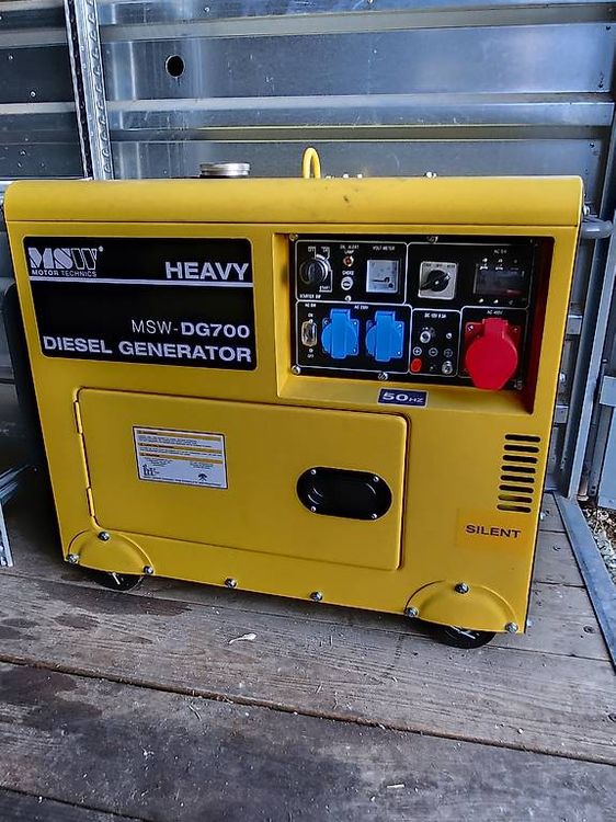 Generatore diesel 230/400V 5000w (Usato) a Minusio per CHF 1590 – solo ...