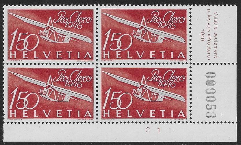 F41** Pro AERO Eckrand-VIERERBLOCK selten ab 1.- !! (Neu (gemäss Beschreibung)) in Zürich für ...