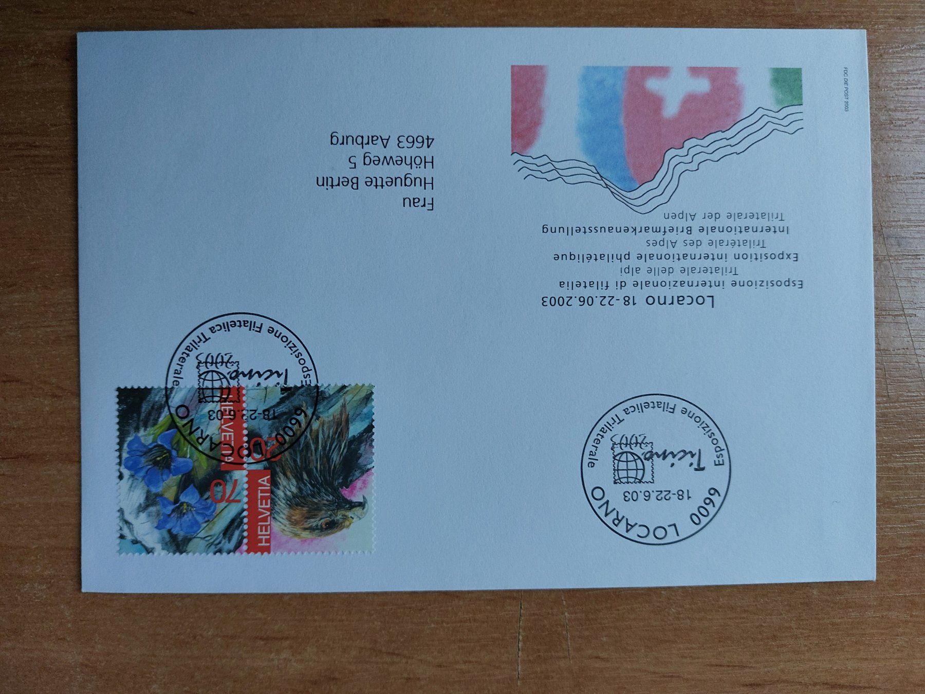 F1087 - Détachés bloc Ticino 2003 (D'occasion) à Trélex pour CHF 2 ...