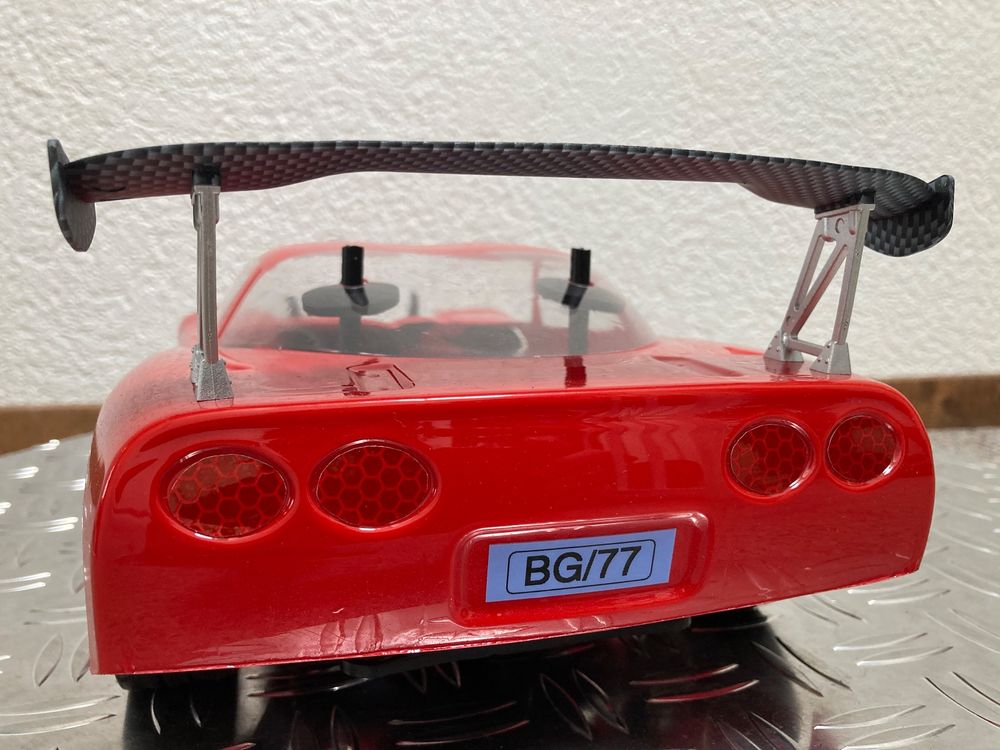 Tamiya TT-02 Chassis & Karosserie «Race Corvette Rot» NEU! (Neu (gemäss ...