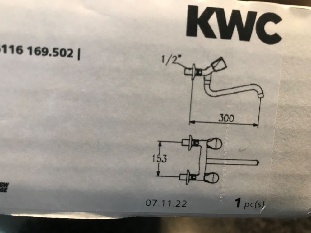KWC, Star, Wandmischer | Kaufen auf Ricardo