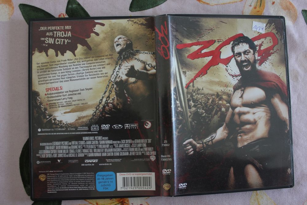 300 (DVD) von Zack Snyder, mit Gerard Butler(1474) (Gebraucht) in ...