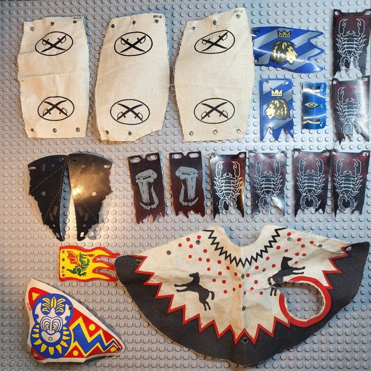 Wimpel, Flaggen, Wappen, Banner,Flügel, Lego Castle, Western (Gebraucht ...