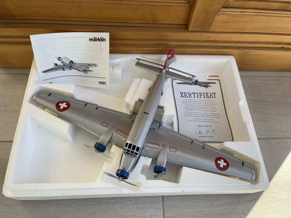 Avion métal JU52 Märklin \ NEUF \ Complet (Neuf (Voir description)) à ...