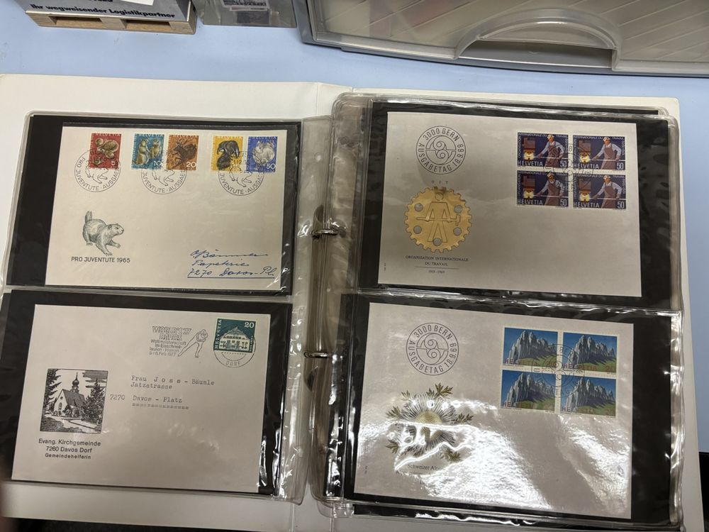 Tolles Album mit 110 FDC Schweiz 70er Jahre (Gebraucht) in Murgenthal für CHF 5 – mit Lieferung ...