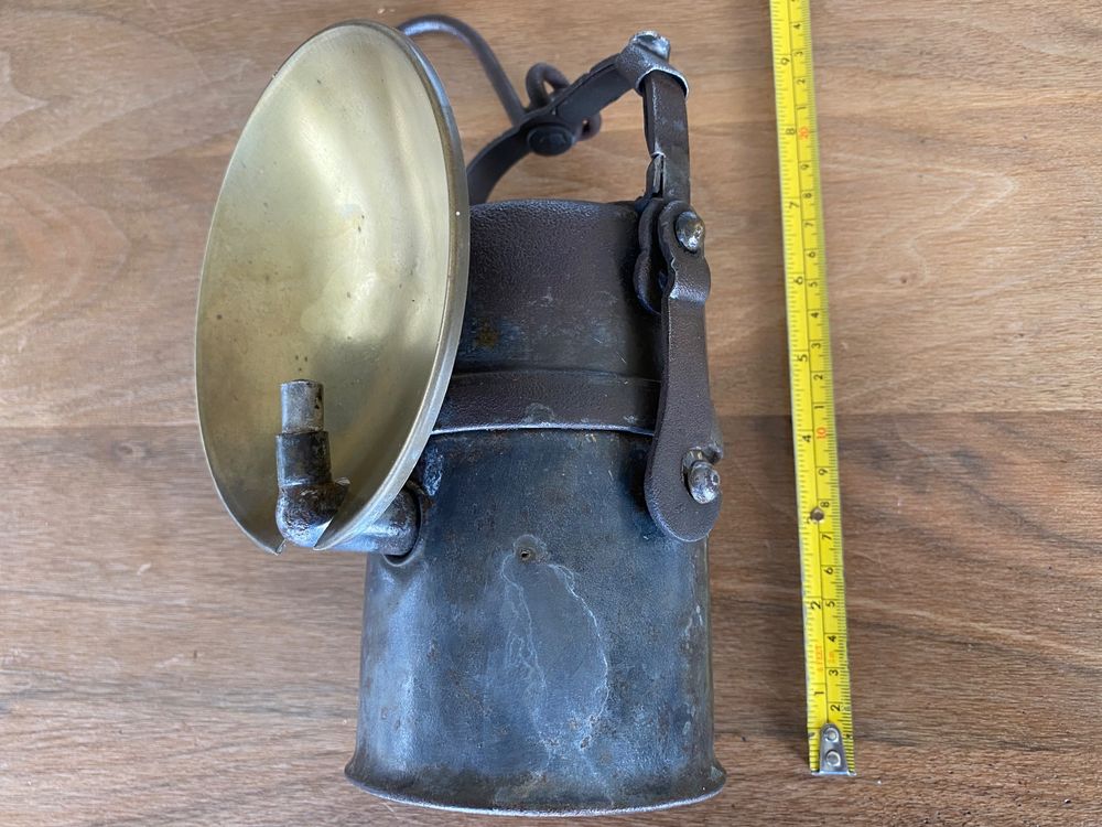 Antike Karbid Lampe Carbid Bergwerk Laterne Acetylen Karbit | Kaufen ...