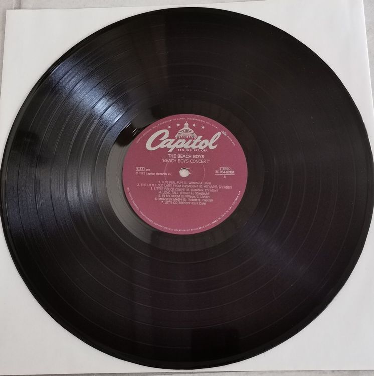 LP The Beach Boys Concert 1964, EX (Gebraucht) in Eschenbach SG für CHF ...