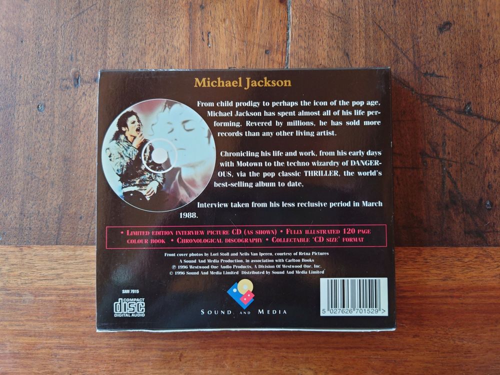 Michael Jackson limited edition Disc & Book (Gebraucht) in Savièse für ...