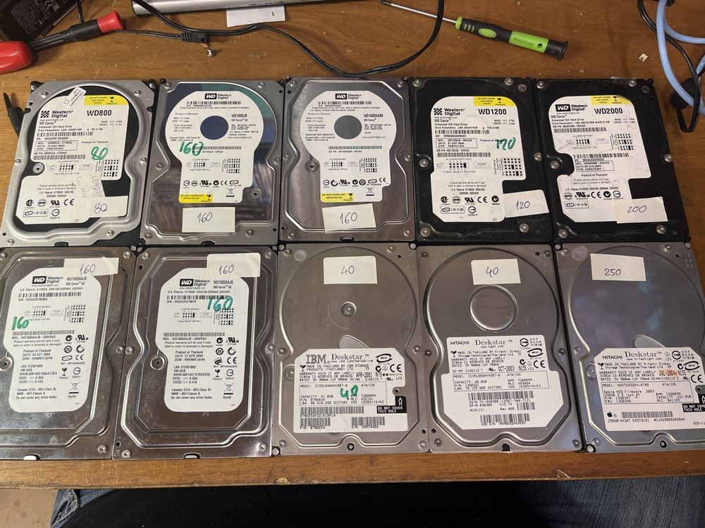 Disque dur IDE lot de 10 pièces (Gebraucht) in Onnens FR für CHF 29 ...