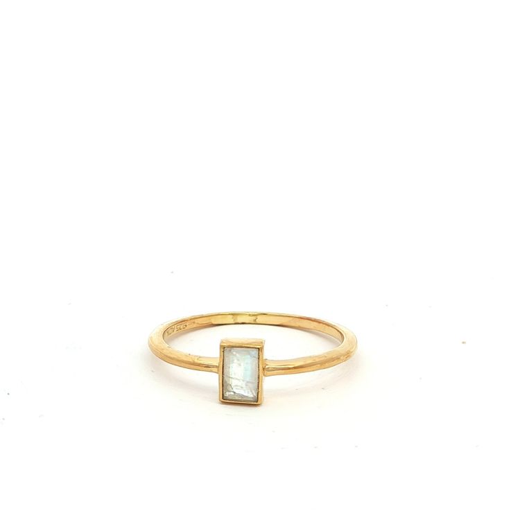 Feiner Silber Ring 925 mit Mondstein Gr 55 (Neu (gemäss Beschreibung ...