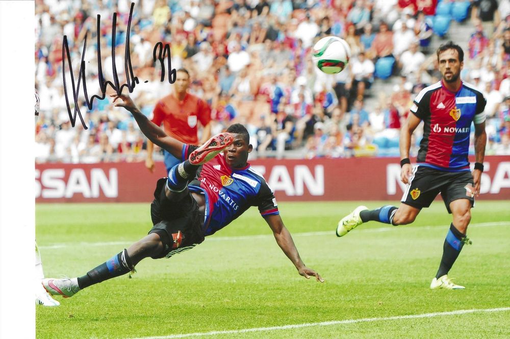BREEL EMBOLO original Autogramm Grossfoto (Basel/Monaco) (Gebraucht) in ...