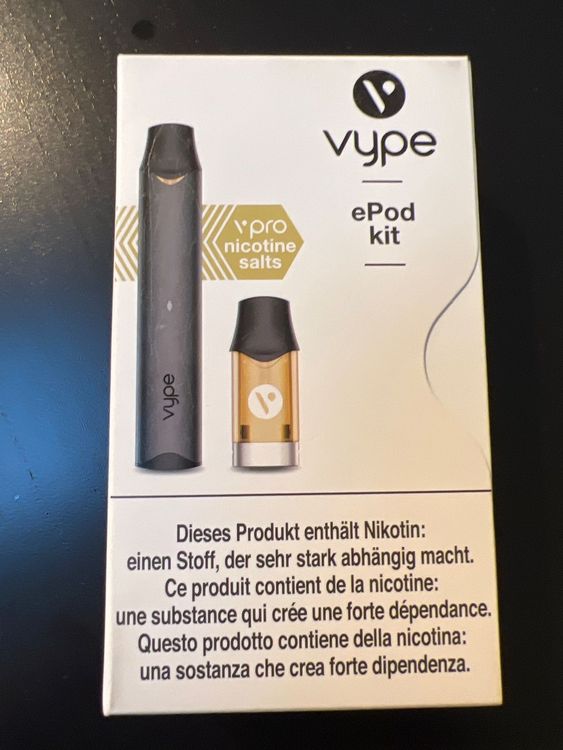 Vype Epod Starter Kit Black (Nuovo e nell'imballaggio originale) a ...