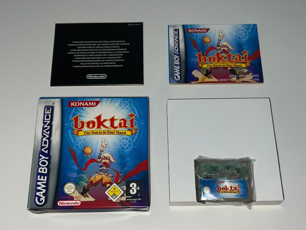 Game Boy Advance GBA - Boktai: The Sun is in Your Hand (OVP) (Gebraucht ...