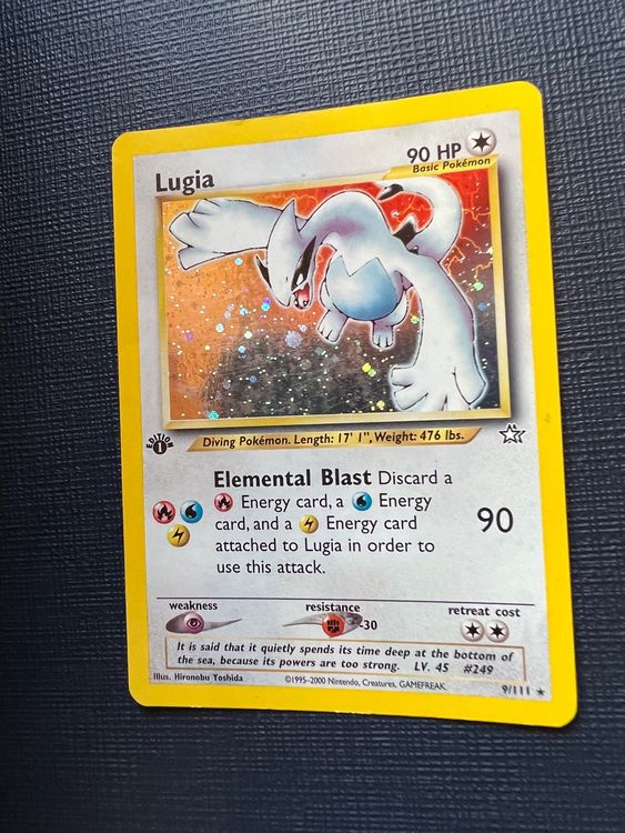 1x POKEMON LUGIA HOLO 1ST EDITION NEO GENESIS CARD ENGLISH (Gebraucht ...