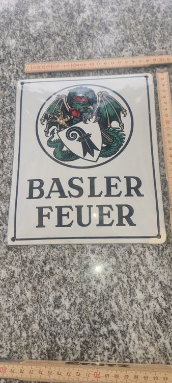 Emailschild/Schild/Reklame/Basler/Sammler/Versicherung/Basel | Kaufen ...
