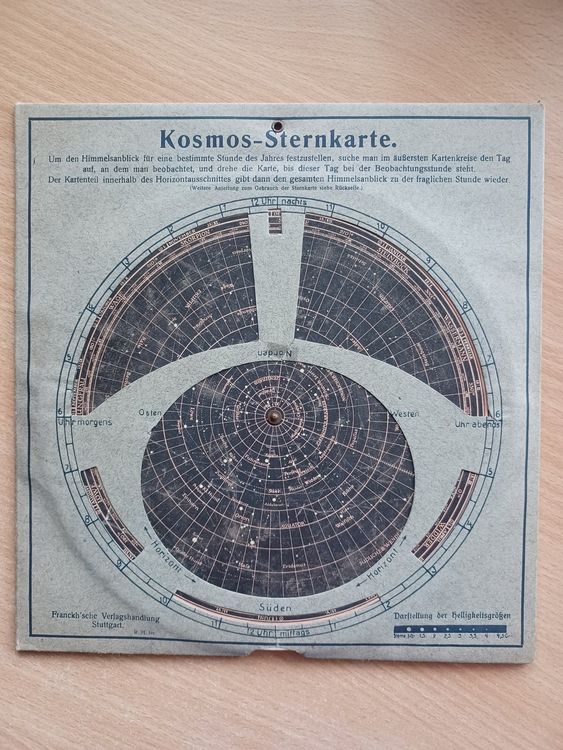 Alte, drehbare Kosmos-Sternkarte | Kaufen auf Ricardo