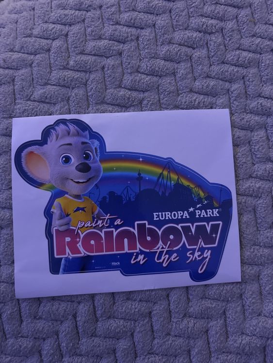 Europa-Park Sticker "Paint a Rainbow" neu ep sammler kleber (Neu und originalverpackt) in Bern ...