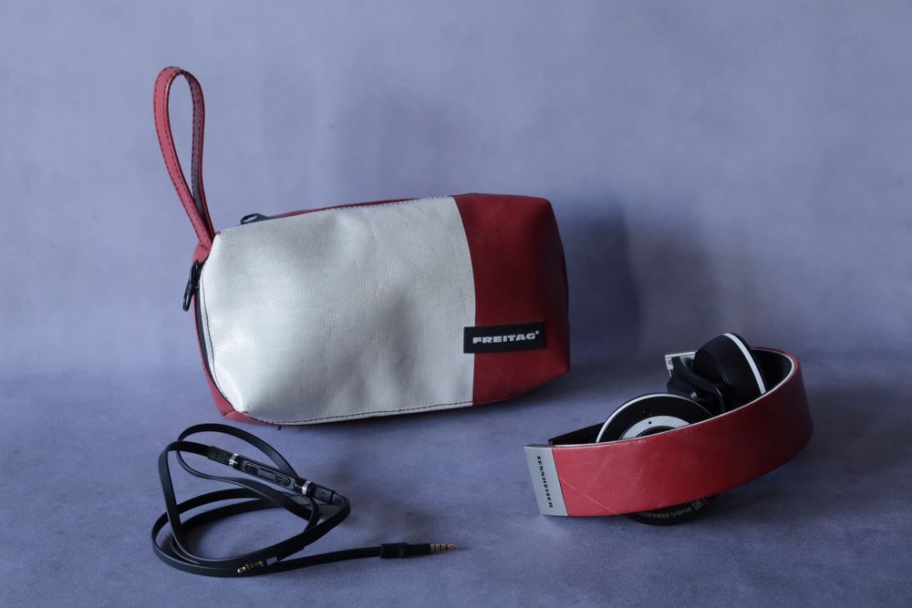 Kopfhörer F703 Sennheiser x Freitag (limited edition) + Etui (Gebraucht ...