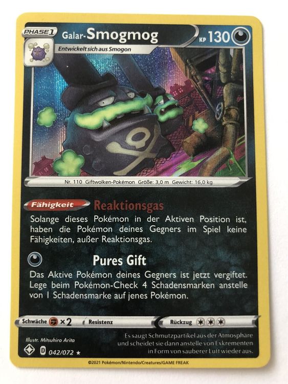 Galar-Smogmog - Holo - Pokemon TCG (Neu (gemäss Beschreibung)) in ...