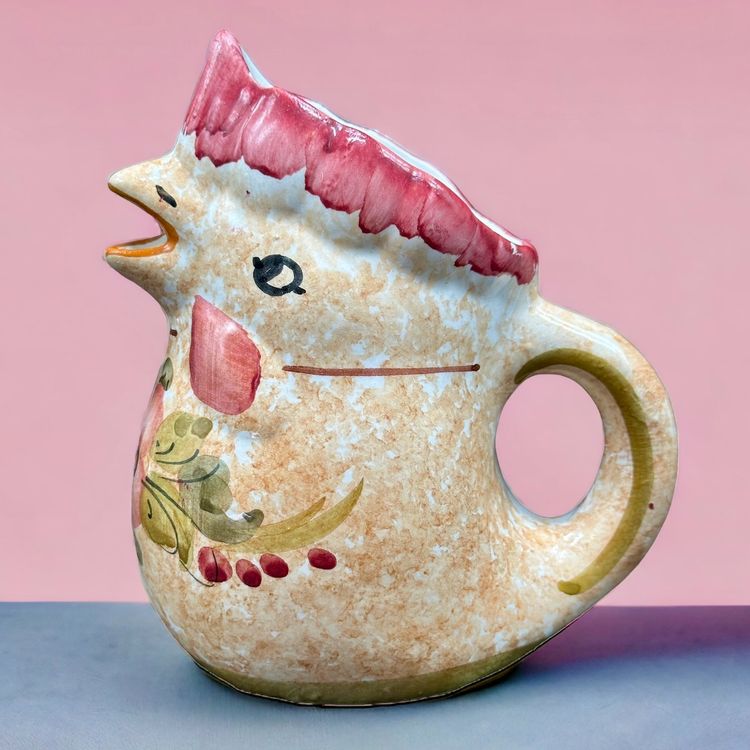 Petit pichet coq en céramique italienne ISOLA BELLA. Italie | Kaufen auf Ricardo