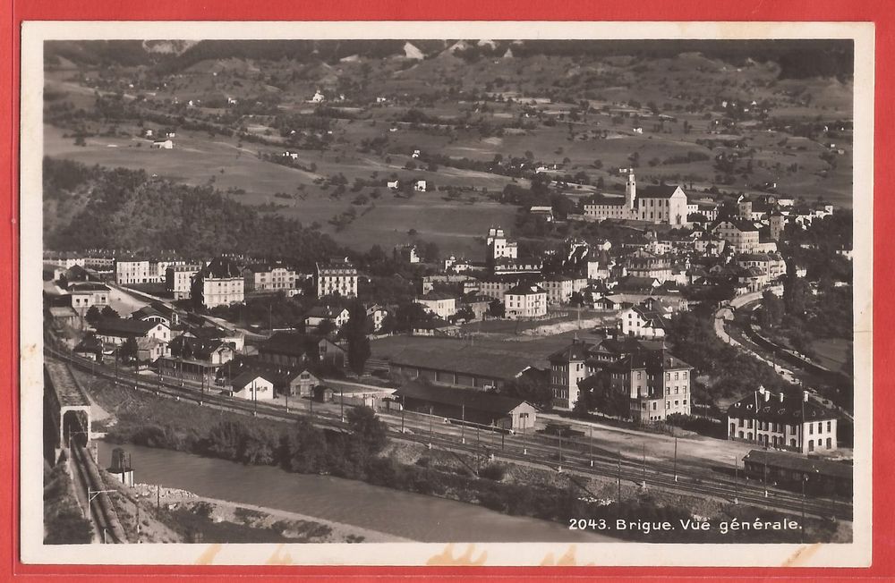 Brig mit Bahnhof - ca. 1930 (Gebraucht) in Fislisbach für CHF 4 – mit Lieferung auf Ricardo kaufen