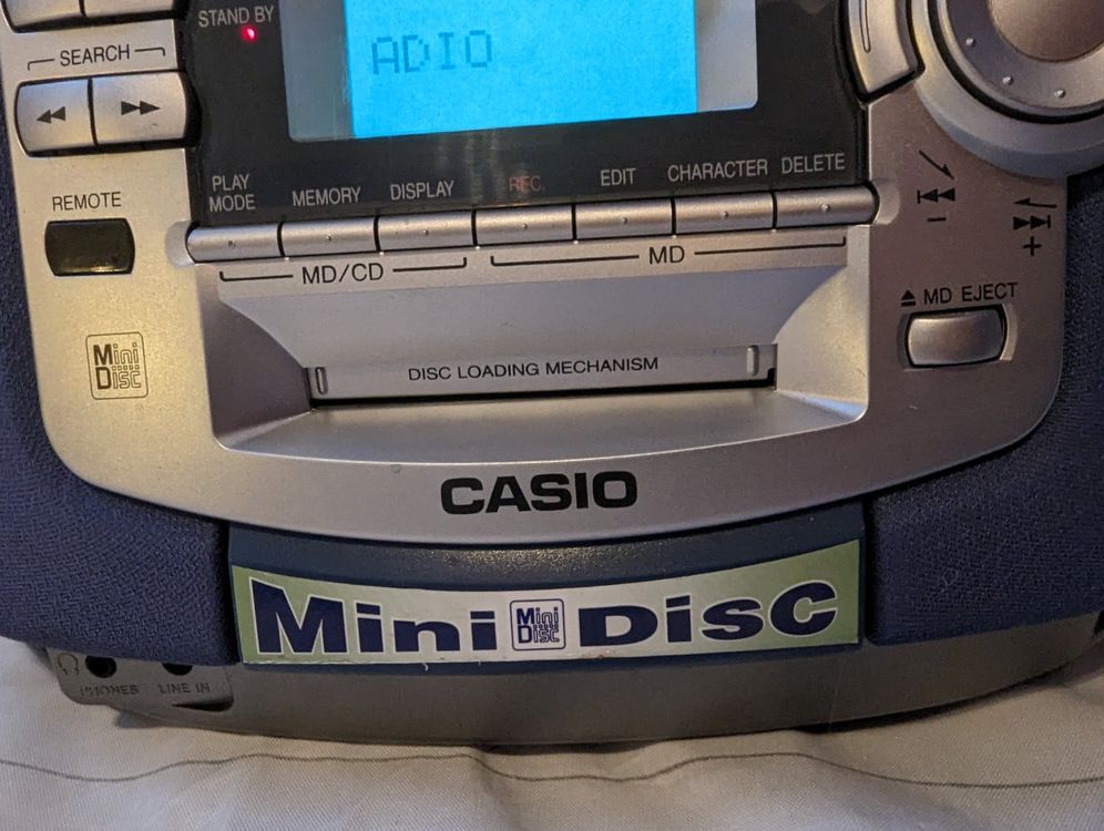Casio ZD-1 Minidisc Boombox - CD MD Radio (Gebraucht) in Baden für CHF ...