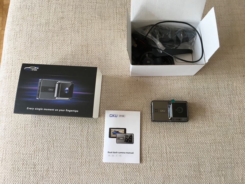 GKU D100 Dash Cam 1080p, Auto Rückfahrkamera (Neu und originalverpackt ...
