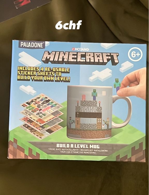 Minecraft BUILD A LEVEL Mug/Tasse | Kaufen auf Ricardo