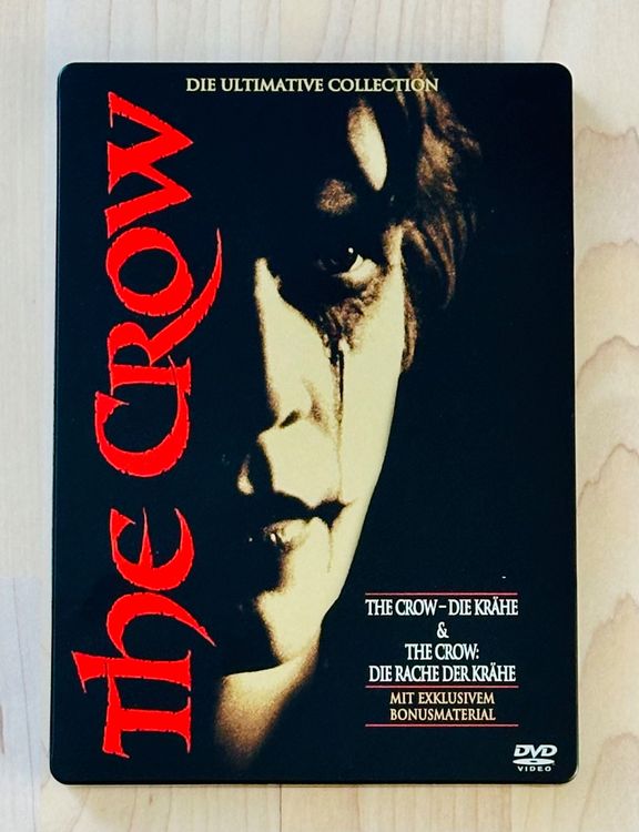 The Crow Collection DVD, 2 Filme + Bonusmaterial, Metallbox (Gebraucht ...