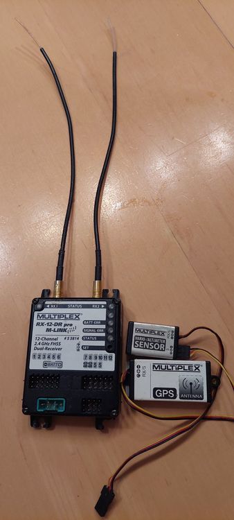 Multiplex Empfänger RX-12-DR pro Link+GPS+Vario Siehe Foto | Kaufen auf ...