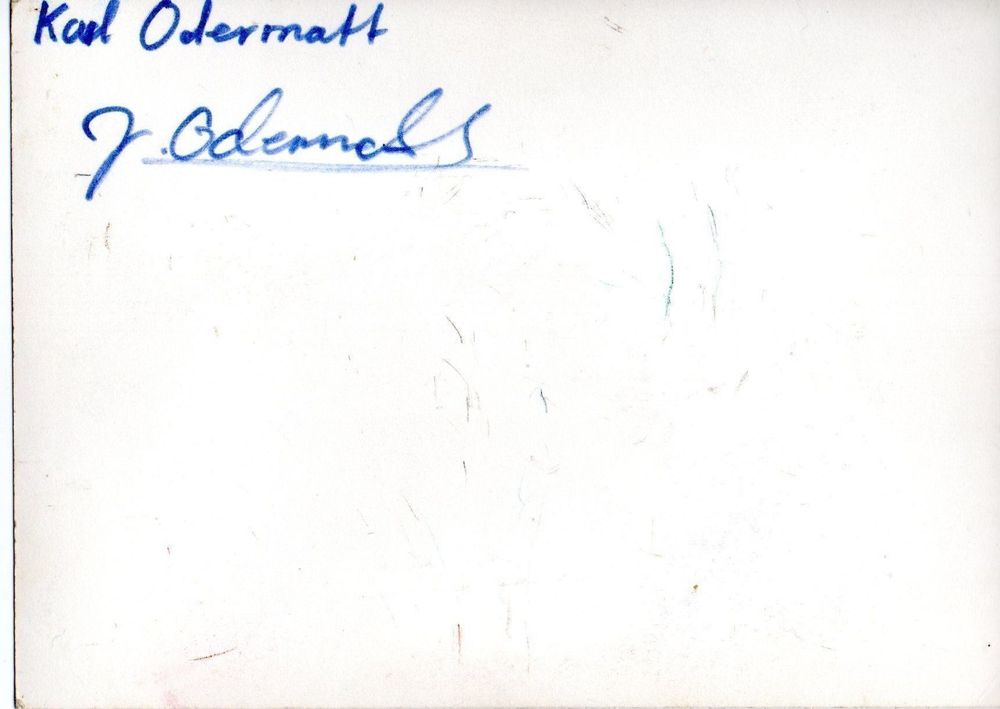 FC BASEL FCB KARL ODERMATT AUTOGRAMMKARTE CUPFINAL 1963 (Gebraucht) in ...