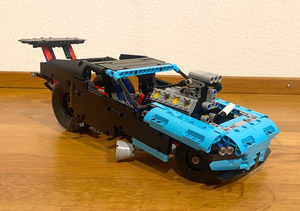LEGO Technic Auto Rennwagen 42050 Drag Racer Dragster kpl. (Gebraucht ...